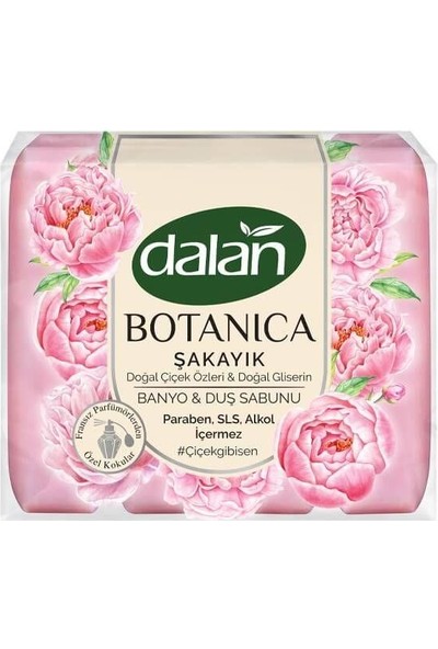 Dalan Botanıca Şakayık Banyo ve Duş Sabunu 150 x 4=600 gr