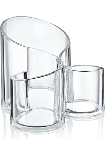 Hazar Pazar Lüx Üç Gözlü Organizer Akrilik Hazar Pazar Lüx Üç Gözlü Organizer Akrilik