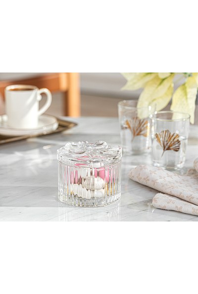 English Home Aris Cam Şekerlik 8 x 7 cm Şeffaf English Home Aris Cam Şekerlik 8 x 7 cm Şeffaf