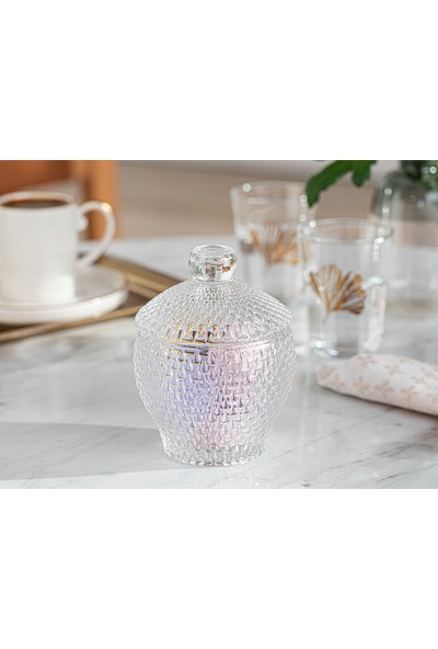 English Home Bella Cam Şekerlik 9 x 11 cm Şeffaf