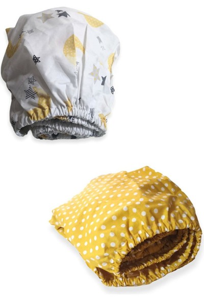 Bebek Özel Pamuklu Bebek ve Çocuk Lastikli Çarşaf Sarı Ay Yıldız Puantiyeli 70X120 (2 Adet) Bebek Özel Pamuklu Bebek ve Çocuk Lastikli Çarşaf Sarı Ay Yıldız Puantiyeli 70X120 (2 Adet)