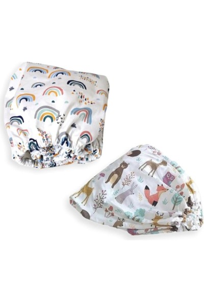 Bebek Özel Pamuklu Bebek ve Çocuk Lastikli Çarşaf Gökkuşağı ve Doğa 80X120 (2 Adet) Bebek Özel Pamuklu Bebek ve Çocuk Lastikli Çarşaf Gökkuşağı ve Doğa 80X120 (2 Adet)