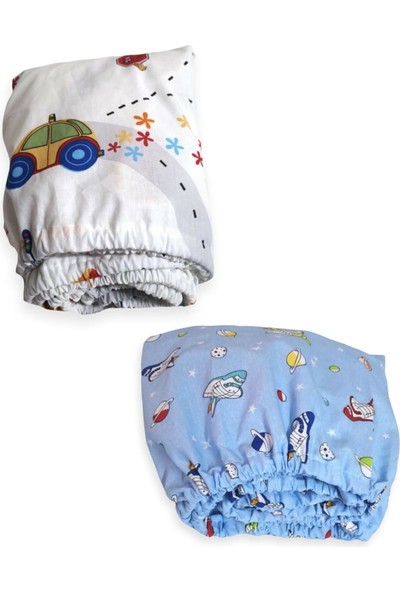Bebek Özel Pamuklu Bebek ve Çocuk Lastikli Çarşaf Araba Trafik ve Mavi Galaksi 60X120 (2 Adet) Bebek Özel Pamuklu Bebek ve Çocuk Lastikli Çarşaf Araba Trafik ve Mavi Galaksi 60X120 (2 Adet)