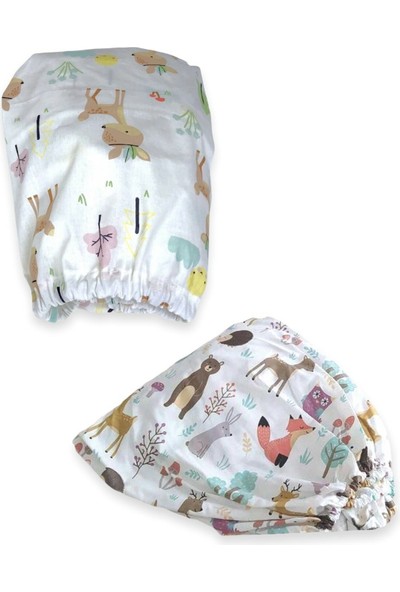 Bebek Özel Pamuklu Bebek ve Çocuk Lastikli Çarşaf Karaca ve Doğa 90X190 (2 Adet) Bebek Özel Pamuklu Bebek ve Çocuk Lastikli Çarşaf Karaca ve Doğa 90X190 (2 Adet)