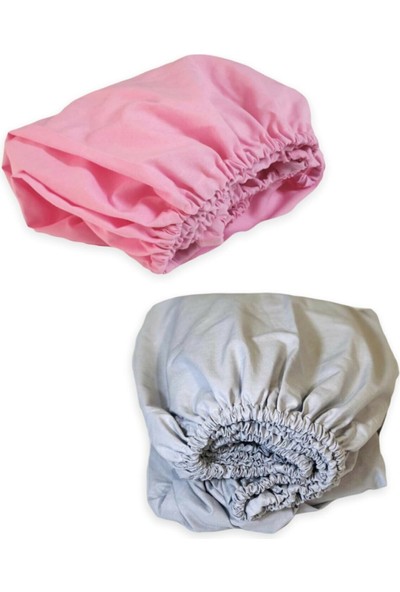 Bebek Özel Pamuklu Bebek ve Çocuk Lastikli Çarşaf Pembe ve Gri 60X160 (2 Adet) Bebek Özel Pamuklu Bebek ve Çocuk Lastikli Çarşaf Pembe ve Gri 60X160 (2 Adet)