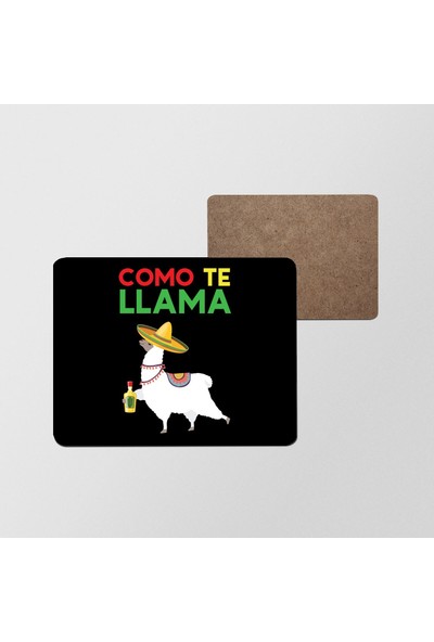 Fizello Mexican Alpaca Cinco De Mayo Design Mdf Tablo