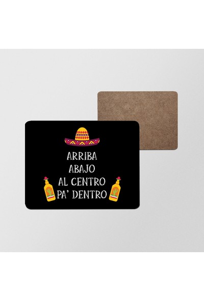 Fizello Arriba Abajo Al Centro Pa' Dentro Cinco De Mayo Design Mdf Tablo