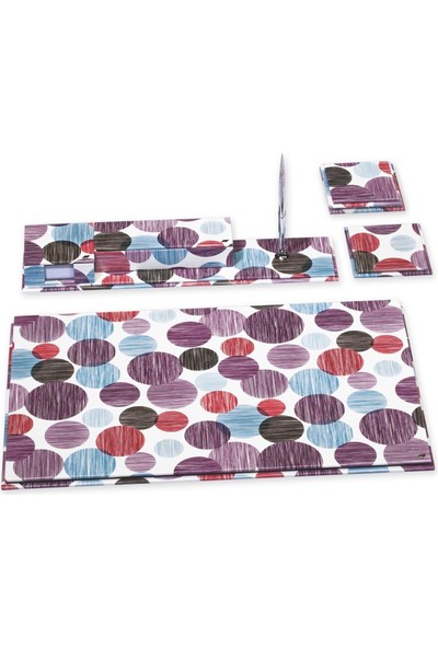 Tabac 7450-346 Multicolor Spot Suni Deri Sümen Takımı Tabac 7450-346 Multicolor Spot Suni Deri Sümen Takımı