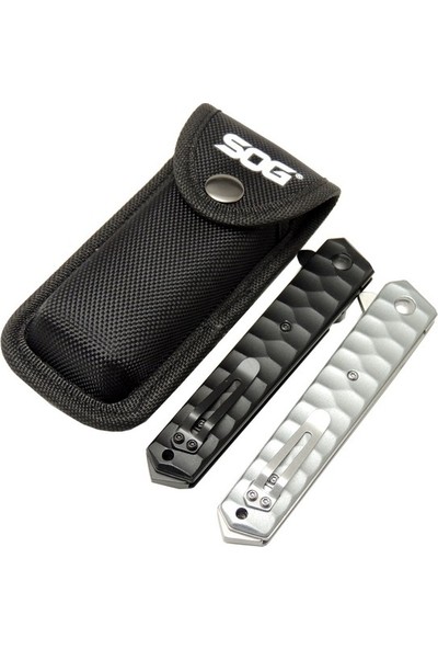 Sog Kendo Tanto 4011 Bk Siyah Çakı 21CM - Metal Sap, Otomatik, Kılıflı