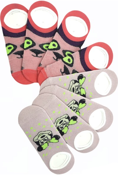 Black Arden Socks 8 'li Renkli Babet Çorap 40-44 BT-0275 Black Arden Socks 8 'li Renkli Babet Çorap 40-44 BT-0275