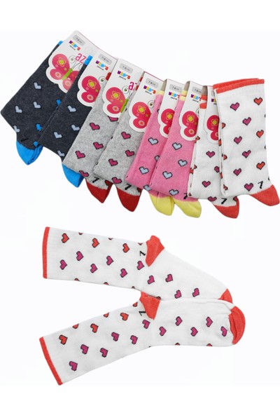 Black Arden Socks 8 'li Kız Çocuk Uzun Çorap 7-8 Yaş BT-0280 Black Arden Socks 8 'li Kız Çocuk Uzun Çorap 7-8 Yaş BT-0280