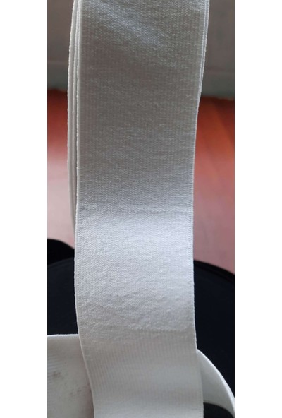İmren Paça Bel ve Don Lastiği 4 cm Beyaz 10 Metre