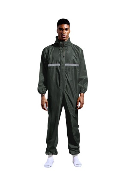 Just For U Kapüşonlu Erkek Yağmurluk Tulum - Yeşil (Yurt Dışından) Just For U Kapüşonlu Erkek Yağmurluk Tulum - Yeşil (Yurt Dışından)