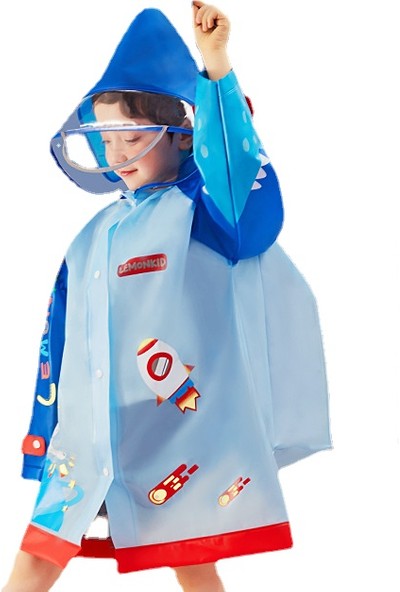 Just For U Su Geçirmez Panço Çocuk Yağmurluk Roket (Yurt Dışından) Just For U Su Geçirmez Panço Çocuk Yağmurluk Roket (Yurt Dışından)