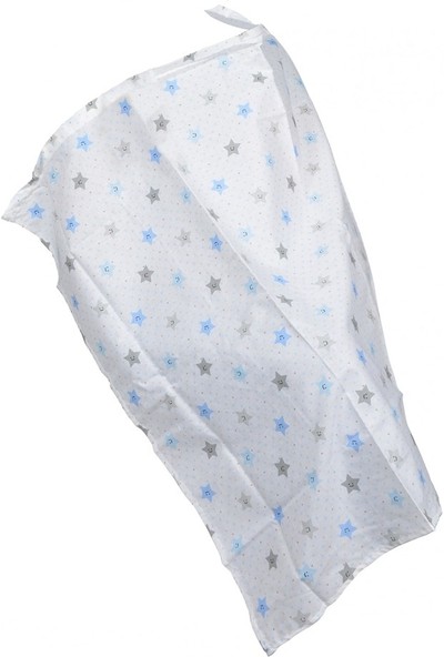 Sema Bebe Sema Baby Çok Amaçlı Emzirme Örtüsü - Mavi Yıldız Sema Bebe Sema Baby Çok Amaçlı Emzirme Örtüsü - Mavi Yıldız