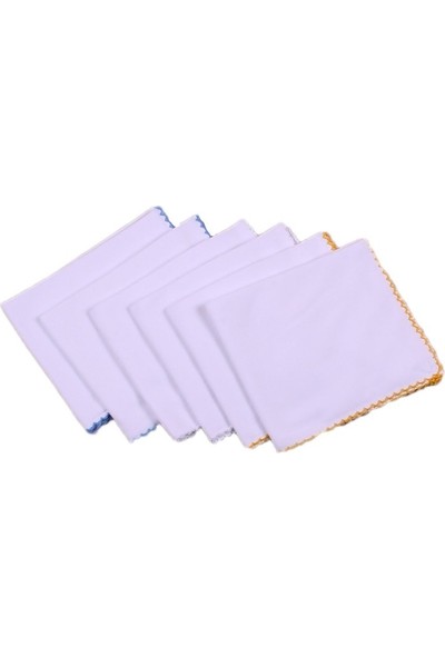 Sema Bebe Penye Bebek Mendil Çiftkat 6'lı Paket - Renkli Sema Bebe Penye Bebek Mendil Çiftkat 6'lı Paket - Renkli