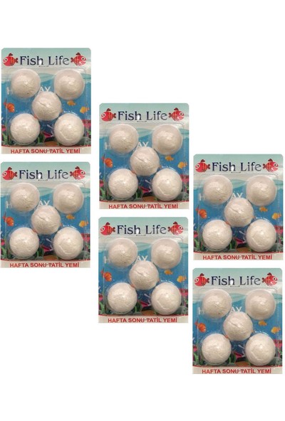 Crazy Fish Life Tatil Yemi 5'li (6 Adet) Crazy Fish Life Tatil Yemi 5'li (6 Adet)