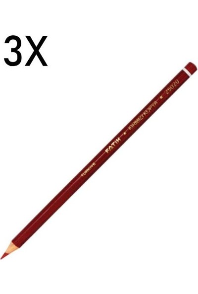 Fatih Kopya Kalemi Kırmızı 3'lü