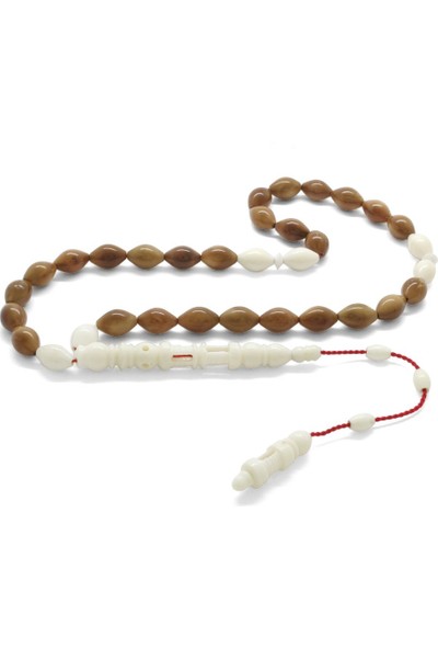 Tesbihane Sistemli Imamesi Deve Kemiği Işçilikli Arpa Kesim Kuka Tesbih