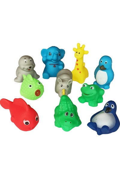 Prestij Oyuncak Banyo Oyuncağı Sevimli Hayvanlar 10'lu Banyo Oyuncağı