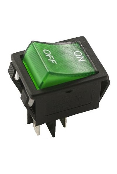 Motorobit Kcd4 Yeşil Işıklı On/off Anahtar 4 Pin Motorobit Kcd4 Yeşil Işıklı On/off Anahtar 4 Pin