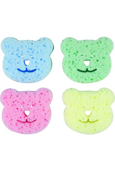 Bebedor Renkli Bebek Banyo Süngeri (4`lü Paket) Bebedor Renkli Bebek Banyo Süngeri (4`lü Paket)