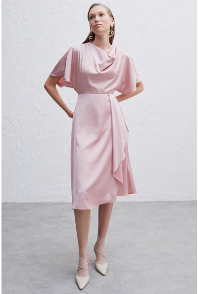 Perspective Ilana Pudra Elbise