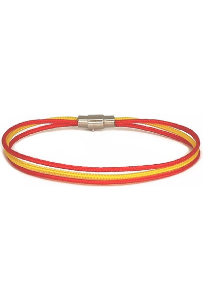 Ajda's Galatasaray 3 Sıralı Ip Bileklik, Özel Tasarım Ajda's Galatasaray 3 Sıralı Ip Bileklik, Özel Tasarım