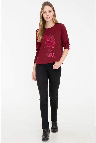 U.S. Polo Assn. Bayan Black Denim Pantolon 50238159-DN0027