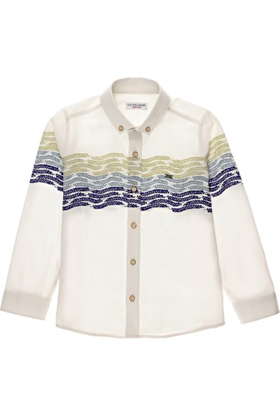 U.S. Polo Assn. Beyaz Gömlek Uzunkol 50238047-VR071
