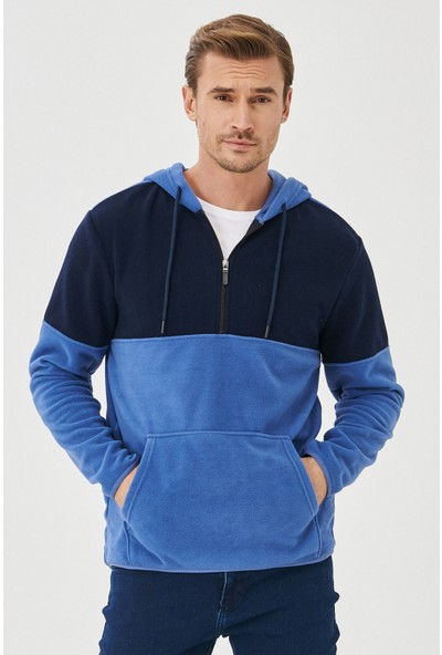 AC&Co / Altınyıldız Classics Standart Fit Normal Kesim Kapüşonlu Polar AC&Co / Altınyıldız Classics Standart Fit Normal Kesim Kapüşonlu Polar