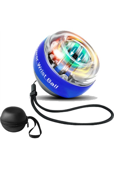Helta Autostart LED Gyro Powerball Kol/bilek Antrenörü El Topu-Mavi (Yurt Dışından) Helta Autostart LED Gyro Powerball Kol/bilek Antrenörü El Topu-Mavi (Yurt Dışından)