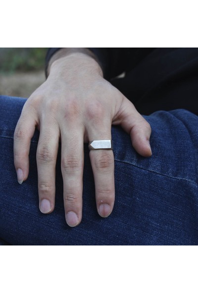 Koof Craft Antik Gümüş Kaplama Geometrik Model Ayarlanabilir Yüzük - 65607 Koof Craft Antik Gümüş Kaplama Geometrik Model Ayarlanabilir Yüzük - 65607