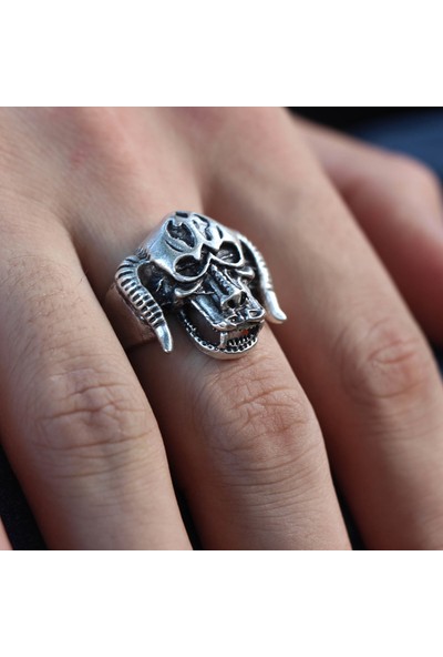 Koof Craft Antik Gümüş Kaplama Ayarlanabilir Yüzük - 65661 Koof Craft Antik Gümüş Kaplama Ayarlanabilir Yüzük - 65661