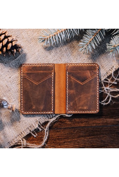 Koof Craft Pıne - Taba Kahverengi Hakiki Deri El Yapımı Cüzdan Koof Craft Pıne - Taba Kahverengi Hakiki Deri El Yapımı Cüzdan