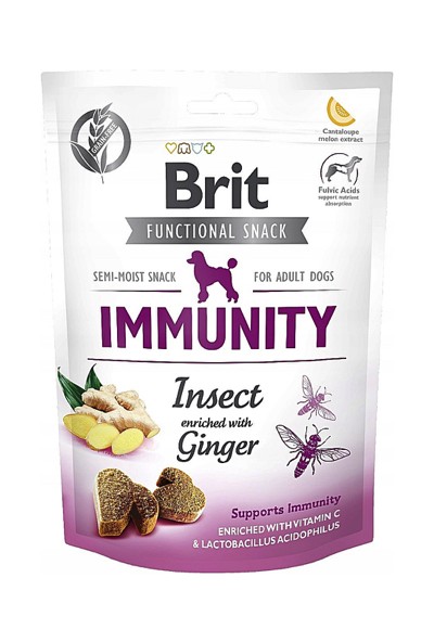 Brit Care Köpek Ödülü Immunity Zencefil ve Böcekli 150 gr