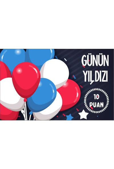 hepenuygun Günün Yıldızı Öğrenci Başarı Kartı 25'li