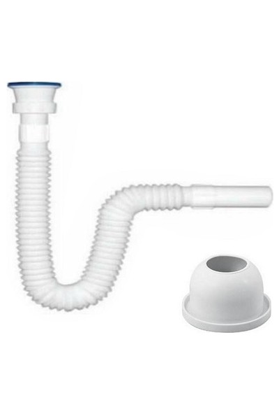 Pars Lavabo-Evye Körüklü Rakorlu Sifon 70 cm + Adaptör Takoz Conta Pars Lavabo-Evye Körüklü Rakorlu Sifon 70 cm + Adaptör Takoz Conta