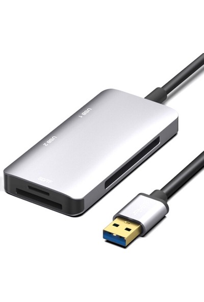 UltraTekno Onten 8107 USB 3.0 4 In 1 Çoklu Kart Okuyucu 2xusb Sd Tf Cf Kart Okuyucu UltraTekno Onten 8107 USB 3.0 4 In 1 Çoklu Kart Okuyucu 2xusb Sd Tf Cf Kart Okuyucu