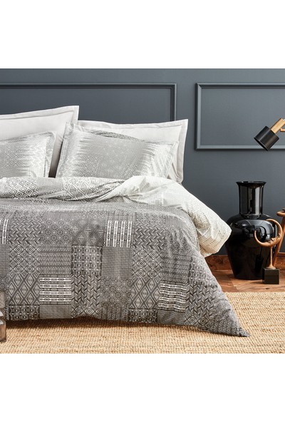 Yataş Bedding Lorin Ranforce Çift Kişilik Nevresim Takımı - Gri Yataş Bedding Lorin Ranforce Çift Kişilik Nevresim Takımı - Gri