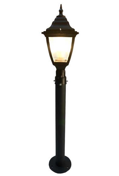 137 cm Kare Direkli Bahçe Armatürü - Bahçe Lambası