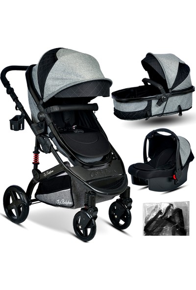 Baby Home 946 Single-To Amortisörlü 6 In 1 Travel Sistem Bebek Arabası Baby Home 946 Single-To Amortisörlü 6 In 1 Travel Sistem Bebek Arabası