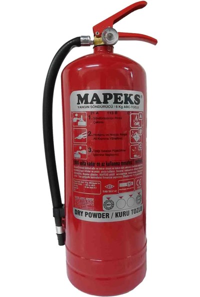 Valentino 6kg Yangın Tüpü Tse Belgeli Mapeks Yangın Söndürme Cihazı Kuru Kimyevi Tozlu Valentino 6kg Yangın Tüpü Tse Belgeli Mapeks Yangın Söndürme Cihazı Kuru Kimyevi Tozlu
