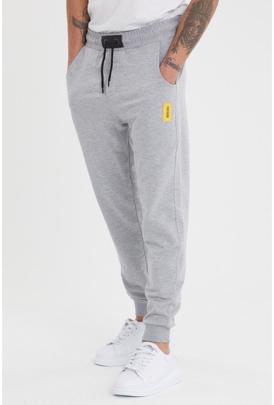 Maesse Erkek Gri Jeans Fashion Eşofman Altı