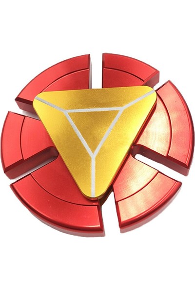 Tatu Iron Man Fidget Spinner Pro Metal Stres Çarkı Tatu Iron Man Fidget Spinner Pro Metal Stres Çarkı