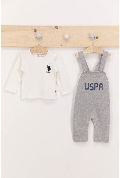 U.S. Polo Assn. Grimelanj Erkek Bebek Tulum Takımı