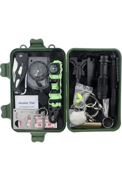 Tcherchi Acil Durum Kamp Kiti - Yeşil (Yurt Dışından) Tcherchi Acil Durum Kamp Kiti - Yeşil (Yurt Dışından)