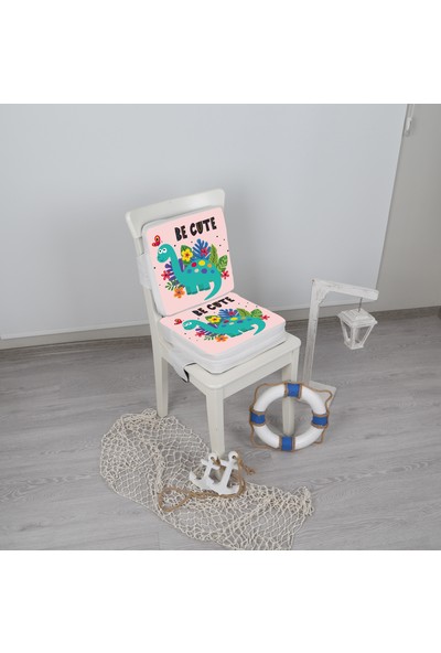 Weego Mama Sandalyesi Yükseltici Taşınılabilir Katlanılabilir Artan Sandalye Yükseltici Dinozor