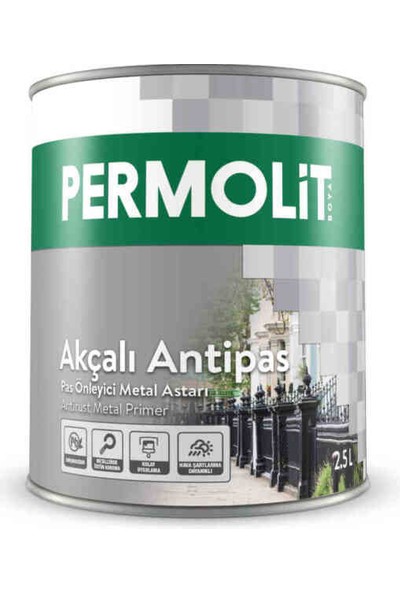 Permolit Akçalı Antipas Pas Önleyici Metal Astarı