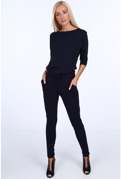 Fasardi Sırtı Fermuarlı Tulum